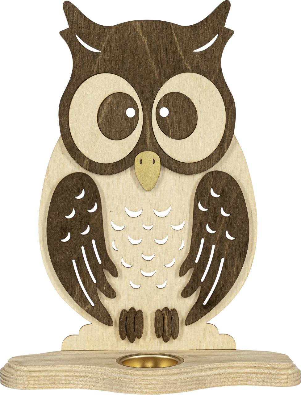 Eulen Teelichthalter | Erzgebirge | WEIGLA